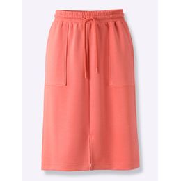 Heine Witt Damen Jerseyrock, grapefruit, Gr&ouml;&szlig;e 48