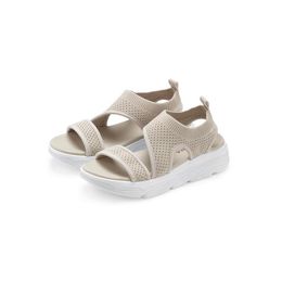 Lascana Sandale 'Sommerschuh' beige Gr. 42 f&uuml;r Damen