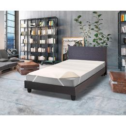 Matratzenauflage SETEX "Molton Spann, Auflage, Allergiker geeignet (Hausstauballergiker)", beige (natur), B:120cm L:200cm, Bezug: 100% Baumwolle, Matratzenzubeh&ouml;r, strapazierf&auml;higer Matratzenschutz, 90x200cm, 140x200 & weitere Gr&ouml;&szlig;en