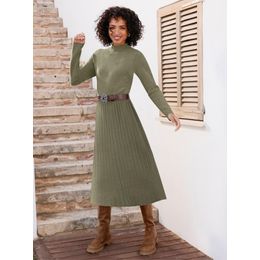 Heine Damen Strickkleid, Gr&uuml;n, Gr. 38, Strickkleider, Material: Viskose