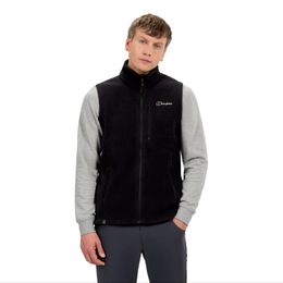 Fleeceweste Berghaus "PRISM PT IA FLEECE VEST", Herren, Gr. XXL, schwarz, Obermaterial: 100% Polyester, Westen Fleeceweste
