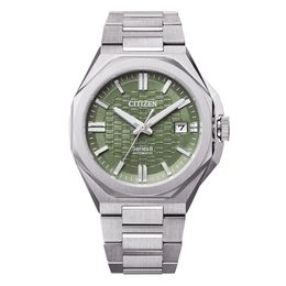 Citizen Series 8 Silber Herren Armbanduhr NB6080-51W