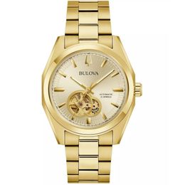 Bulova Surveyor Gold Herren Armbanduhr 97A182