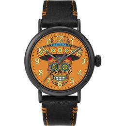 Timex Waterbury Standard Dia De Los Muertos Schwarz Herren Armbanduhr TW2V67700