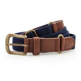 Asquith & Fox Herreng&uuml;rtel aus Kunstleder und Segeltuch (Marine)