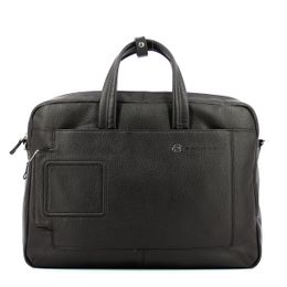 Doppelgriff-Laptop-Aktentasche Vibe 15.6 Piquadro TESTA MORO