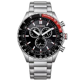 Citizen Silber Herren Armbanduhr AT2566-88E
