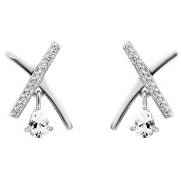 Orphelia 'Charlotte' Damen 925 Sterling Silber Ohrringe - Silber ZO-7580/W