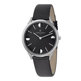Pierre Cardin Pigalle Half Moon Schwarz Unisex Armbanduhr CPI.2010