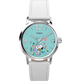 Timex Peanuts Marlin Wei&szlig; Damen Armbanduhr TW2Y68800