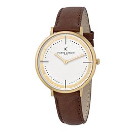 Pierre Cardin Belleville Park Braun Herren Armbanduhr CBV.1031