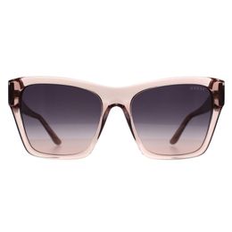 Guess Quadratische Damen Schimmernde Beige Violett Farbverlauf GU00113