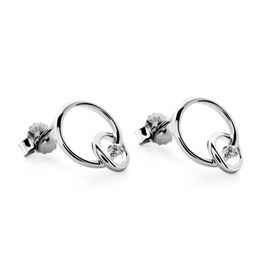 Orphelia 'Antoine' Ohrstecker aus 925er Sterlingsilber f&uuml;r Damen - Silber ZO-7503