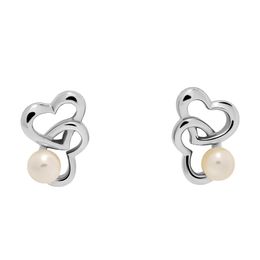 Orphelia 'Lili' Ohrstecker f&uuml;r Damen aus 925er Sterlingsilber - Silber ZO-7513