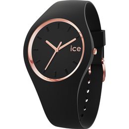 Ice Watch Ice Glam - Schwarz Ros&eacute;gold Damenarmbanduhr 024521