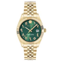 Philipp Plein Date Superlative Gold Damen Armbanduhr PWYFA0626