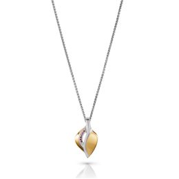 Orphelia 'Anet' Damenkette mit Anh&auml;nger aus 925er Sterlingsilber &ndash; Silber/Gold ZH-7520/G