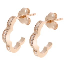 Orphelia 'Onyx' Creolen f&uuml;r Damen, 925 Sterlingsilber, Ros&eacute; ZO-7127/RG