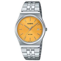 Casio Casio Collection Damen Silberne Uhr MTP-B145D-9AVEF