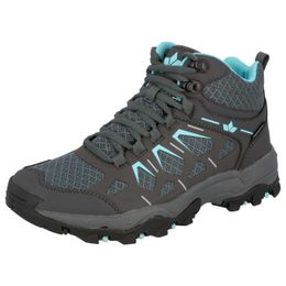 Outdoorschuh Lico "Outdoorstiefel Sierra High", Damen, Gr. 36, grau, Synthetik, Schuhe Outdoorschuh