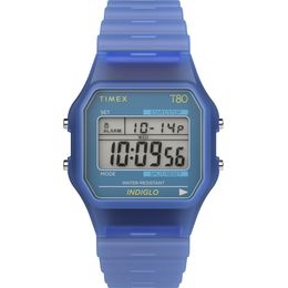 Timex T80 Blau Unisex Armbanduhr TW2Y34200
