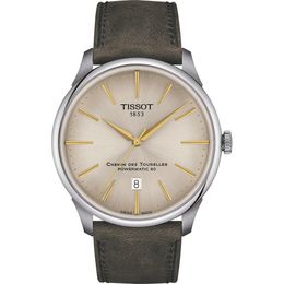 Tissot Chemin Des Tourelles Braun Herren Armbanduhr T1394071626100