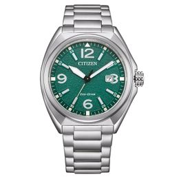 Citizen Herren Silber Uhr AW1571-76X