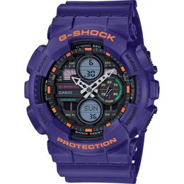 Casio G-Shock Herren Armbanduhr Lila GA-140-6AER