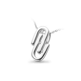 Orphelia Damen-Kette aus 925er Sterlingsilber mit Anh&auml;nger &ndash; Silber ZH-4638