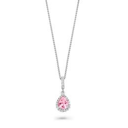 Orphelia 'Enora' Damenkette aus 925 Sterling Silber mit Anh&auml;nger - Silber ZH-7226/PI