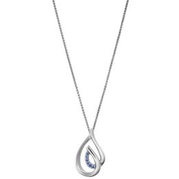 Orphelia 'Dazzle' Damenkette mit Anh&auml;nger aus 925er Sterlingsilber &ndash; Silber ZH-7518/B