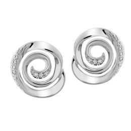 Orphelia 'Cora' Ohrstecker f&uuml;r Damen aus 925er Sterlingsilber - Silber ZO-7087