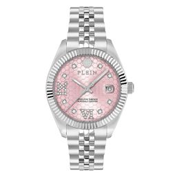 Philipp Plein Date Superlative Silber Damen Armbanduhr PWYFA0125
