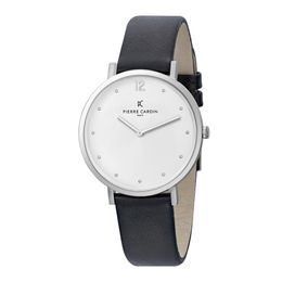 Pierre Cardin Belleville Simplicity Schwarz Damen Armbanduhr CBV.1007