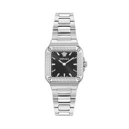 Versace Greca Edge Silber Damen Armbanduhr VE5G00126