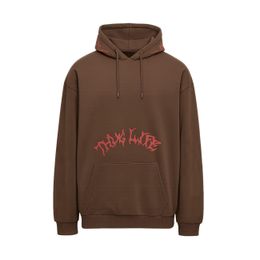Kapuzensweatshirt Thug Life "Thug Life Thug Life Ink Hoodies", Herren, Gr. L, braun, 80% Baumwolle, 20% Polyester, Sweatshirts