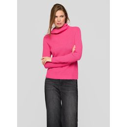 Strickpullover Rabe "Pullover", Damen, Gr. 48, pink, 50%Polyester, 30%Viskose, 20%Polyamid, unifarben, gerade, gerader Abschluss, Pullover Strickpullover