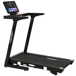Laufband Christopeit Sport "Laufband TM 4000 S", schwarz, Laufb&auml;nder, ohne Unterlegmatte, bis max. 16 km/h, klappbar, 120 kg max. Benutzergewicht, B:74cm H:134cm L:142cm