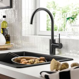 IKEA SALLSJ&Ouml;N K&uuml;chenmischbatterie Seitenhebel