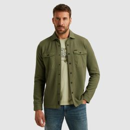 PME-Legend Langarmhemd PME LEGEND, Herren, Gr. 3XL, N-Gr, four leaf clover, Web, Obermaterial: 100% Baumwolle, unifarben, regular fit h&uuml;ftbedeckend, Rundhals, Hemden, mit Druckkn&ouml;pfen und Brusttaschen