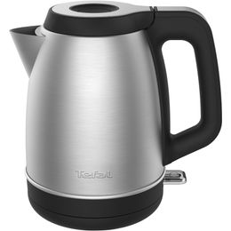 Tefal Wasserkocher "KI280D Element, Premium-Edelstahl, gro&szlig;es Fassungsverm&ouml;gen von 1,7 l", schwarz (edelstahl, schwarz), B:16cm H:23,5cm T:24cm, Wasserkocher, KI280D Element, Premium-Edelstahl, gro&szlig;es Fassungsverm&ouml;gen von 1,7 l