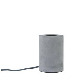 Paulmann Tischleuchte "Neordic Mik rund max.1x20W E27 Grau 230V Beton", grau, 1, &Oslash; 9cm H: 13cm, 1 Stk., Leuchten, Tischleuchte