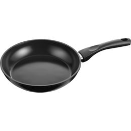 Bratpfanne HENCKELS BY ZWILLING "Sleek", schwarz, B:24,9cm H:7cm L:43,8cm &Oslash;:24cm, Pfannen, Bratpfanne, Keramikbeschichtung, Soft-Touch-Griff, leicht, Induktionsgeeignet
