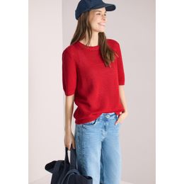Cardigan Cecil, Damen, Gr. XXL (46), glazed apple rot, Web, 100% Baumwolle, unifarben, comfort fit normal, Rundhals, Rippb&uuml;ndchen, Strickjacken, aus reiner Baumwolle