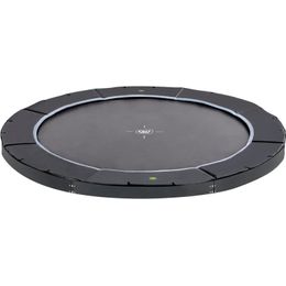 Bodentrampolin EXIT "Dynamic", schwarz (schwarz, schwarz), Trampoline, Kinder, &Oslash; 366cm