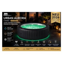 MSpa Whirlpool Urban AURORA 2026 - U-AU062 - Outdoor Indoor Pool aufblasbar XXL 6 Personen