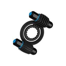 Doc Johnson OptiMale - Vibrating Double C-Ring, 5,1 cm