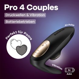 Satisfyer Pro 4 Couples - Batteriebetrieben, 11,5 cm