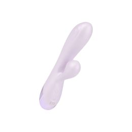 EIS Silikon-Rabbitvibrator mit Zunge, 19,5 cm