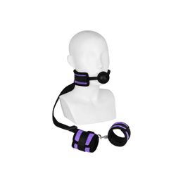 Rimba Mouthgag With Cuffs, 2 Teile